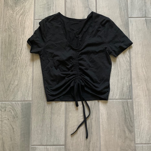 SHEIN | Tops | Shein Black Cinch Top | Poshmark